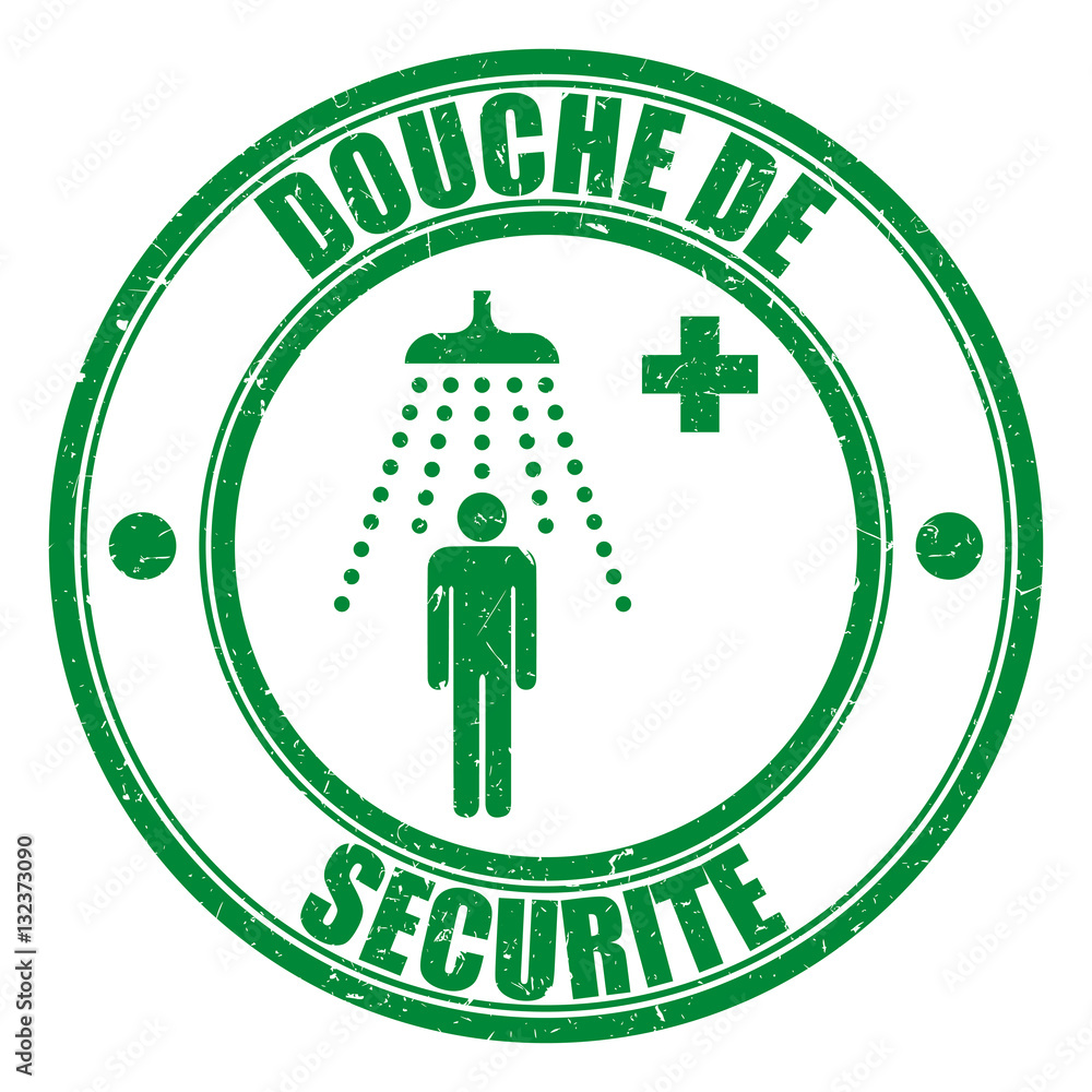 Logo douche de sécurité. Stock Vector | Adobe Stock