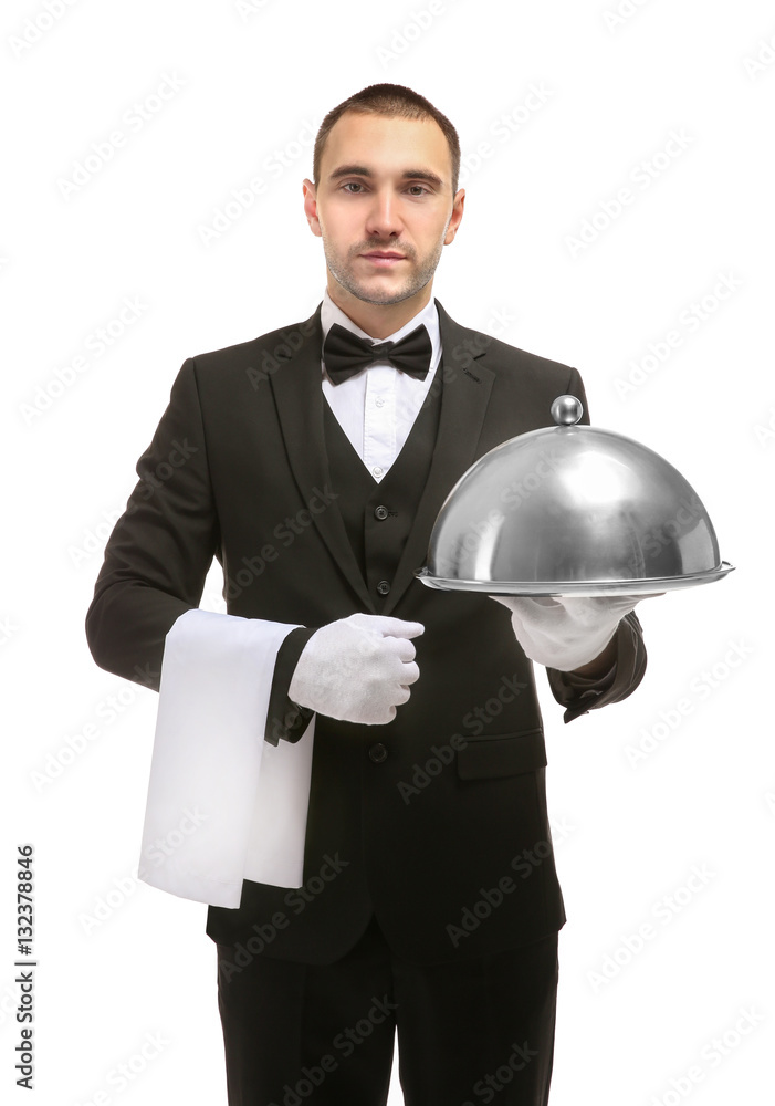 Waiters Serving Tray
