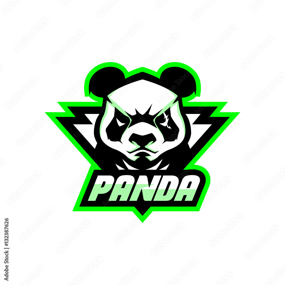 Panda Mascot Stock Vector | Adobe Stock