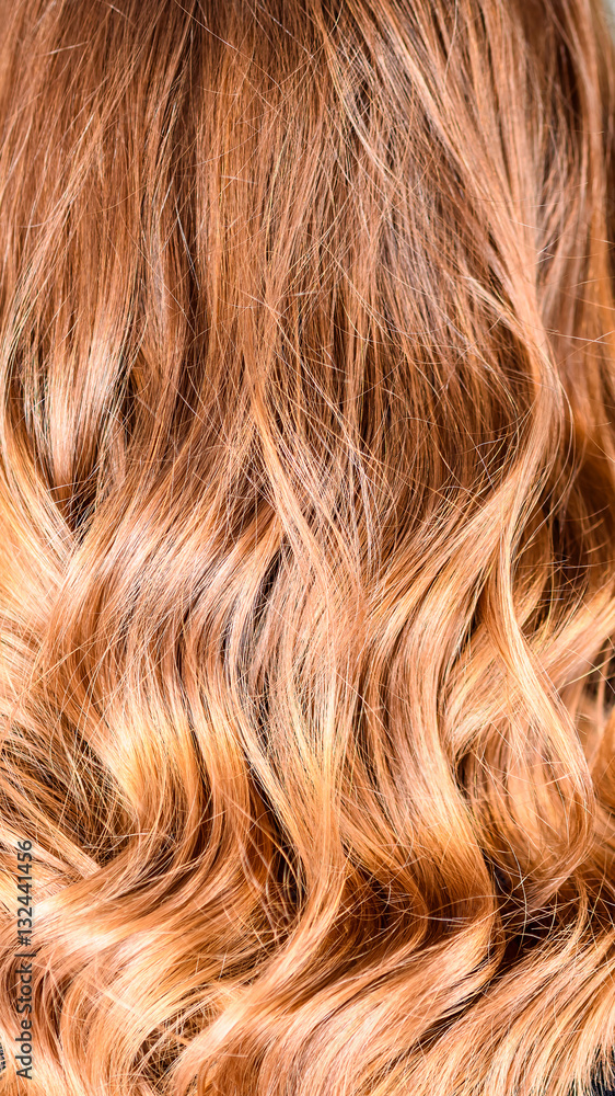 Honey Balayage Hair Texture Stock Photo | Adobe Stock
