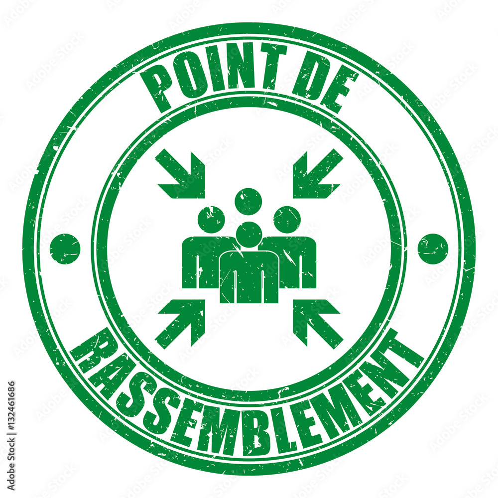 Logo point de rassemblement. Stock Vector | Adobe Stock