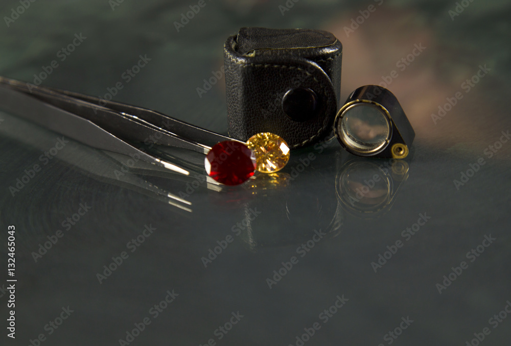 Jewel or gems on black shine color, Studio shot of beautiful gem Photos ...