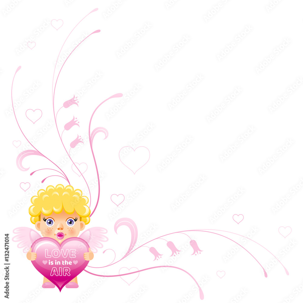Valentine Cupid Borders
