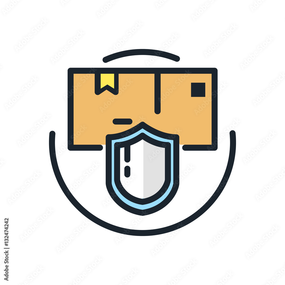 product warranty icon color Stock Vector | Adobe Stock