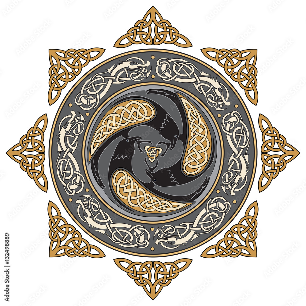 Viking Patterns Dragon