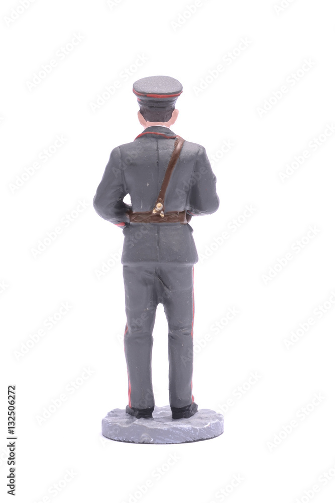 Tin Soldier Colonel Tank Division isolated on white Stock Photo | Adobe ...