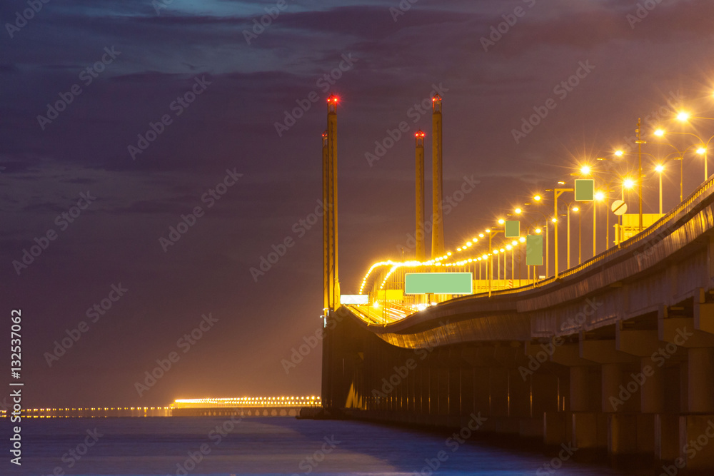 2nd Penang Bridge or known as Sultan Abdul Halim Muadzam Shah bridge ...