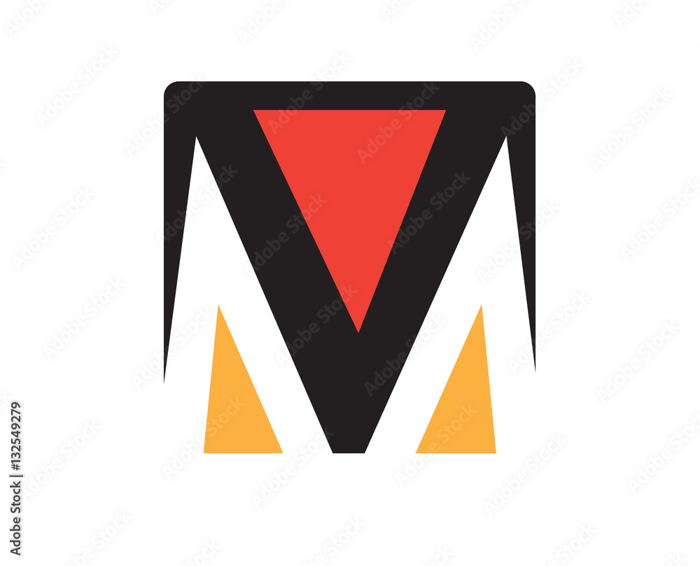 M Icon Concept Design Stock Vector | Adobe Stock