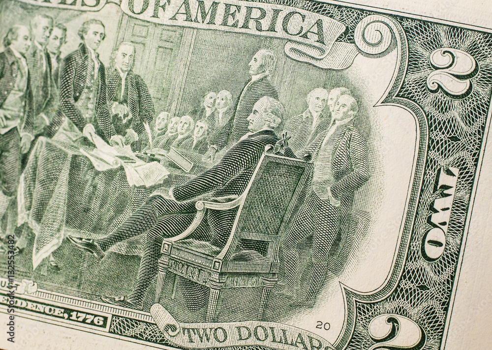Two Dollar Bill Front And Back