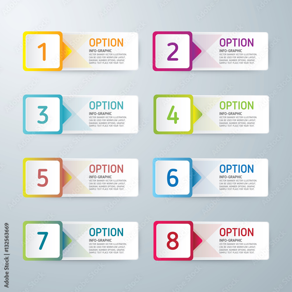 Infographic design template and marketing icons, Business concept with ...