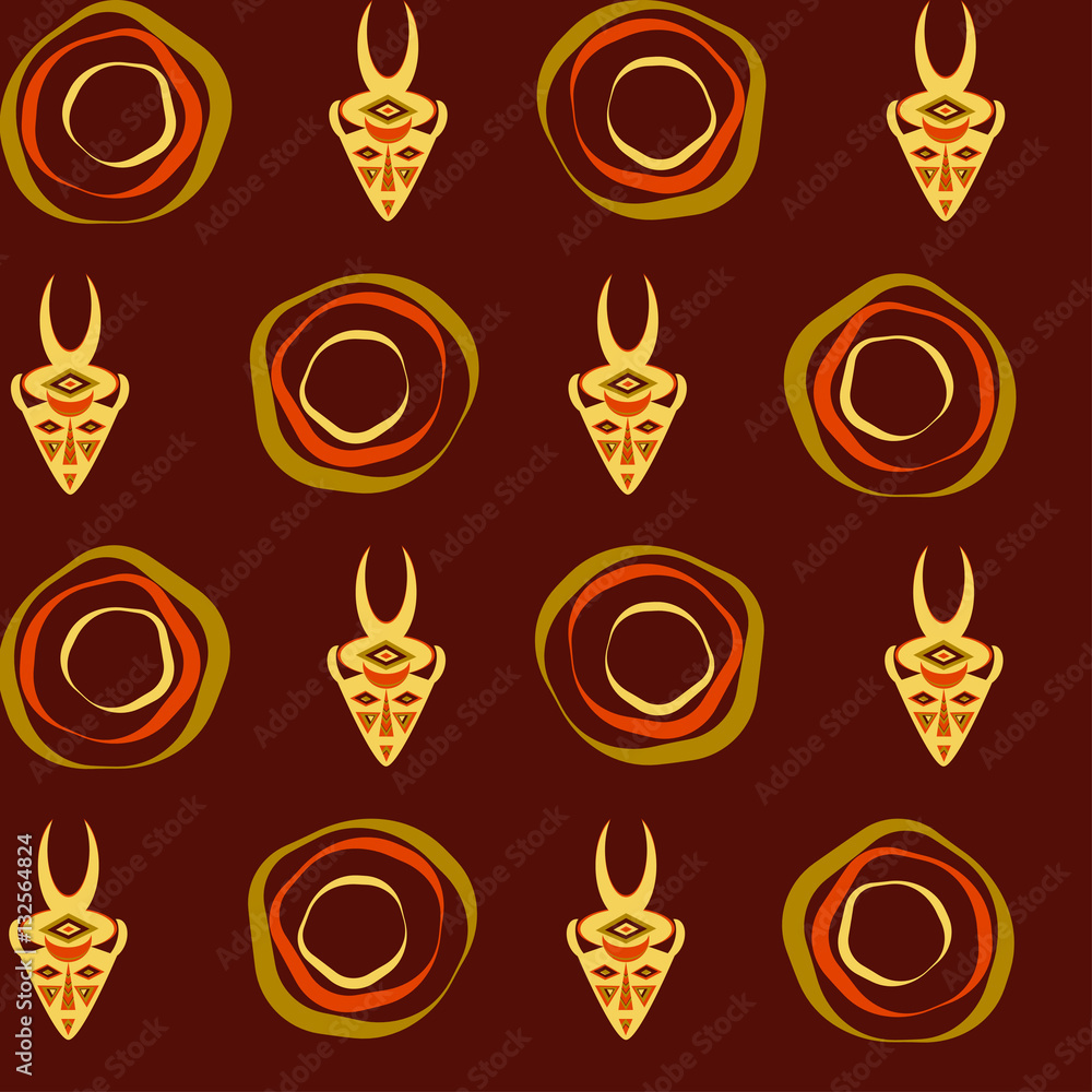 Abstract ethno pattern, tribal background. Vector eps10 Stock Vector ... Abstract ethno pattern, tribal background. Vector eps10 Stock Vector ...