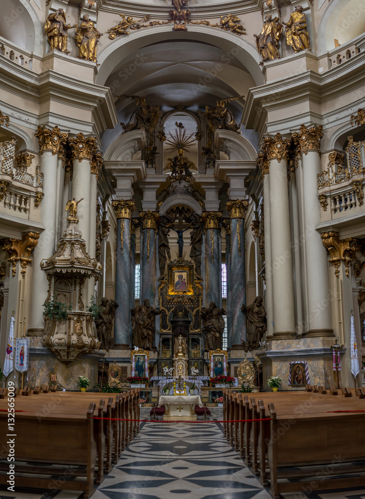 Ancient Church Interior