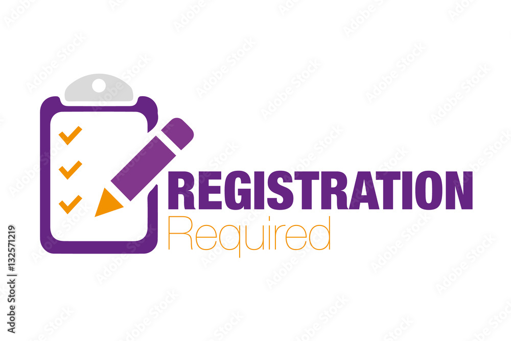 Registration, Sing, Vector Stock Vector | Adobe Stock