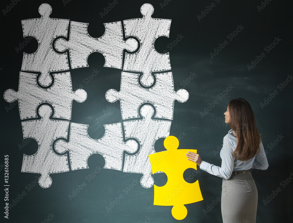 Solving the Puzzle Stock Photo | Adobe Stock Solving the Puzzle Stock Photo | Adobe Stock