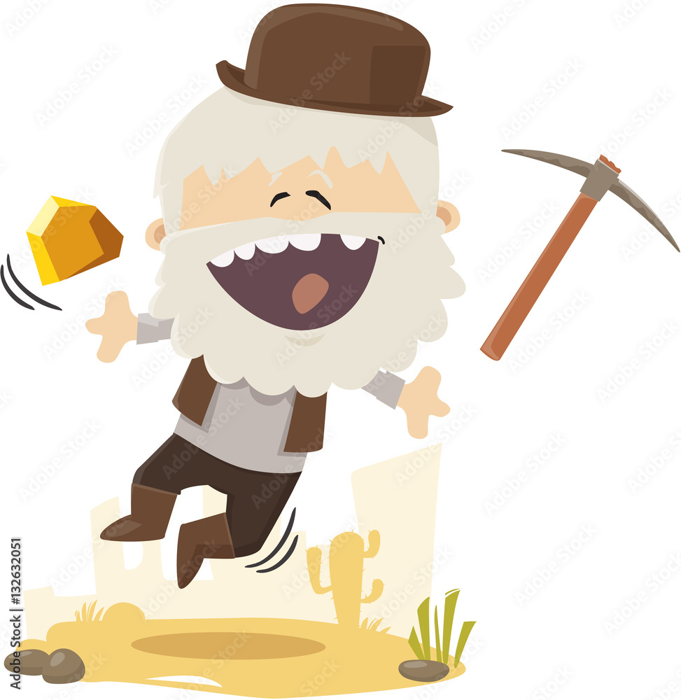 Vecteur Stock chercheur d’or | Adobe Stock