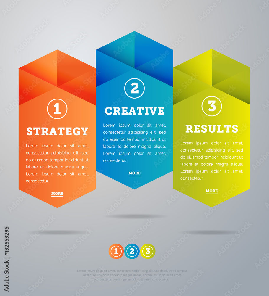 Abstract infographics elements concept with different stage and parts ...