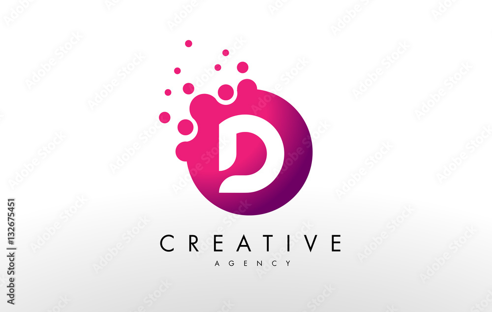 Letter D Logo. D Letter Design Vector Stock-Vektorgrafik | Adobe Stock
