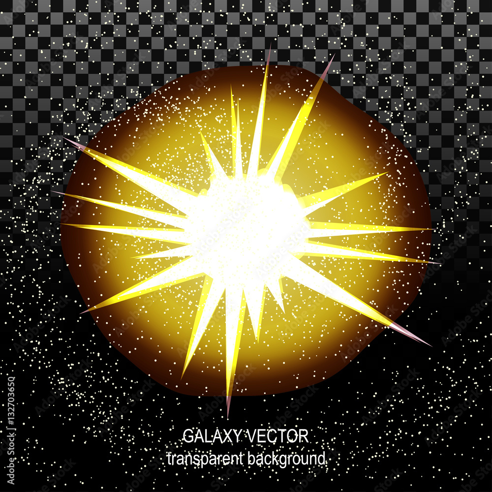 Star with rays white blue in space isolated and effect tunnel Stock ...