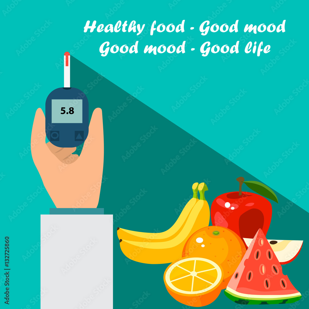 Blood test. Vector illustration. Stock Vector | Adobe Stock