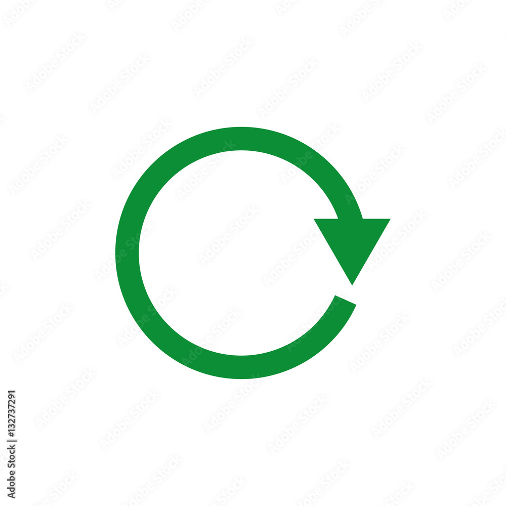 Green arrow icon reload, refresh, rotation, reset, repeat Stock Vector ... Green arrow icon reload, refresh, rotation, reset, repeat Stock Vector ...