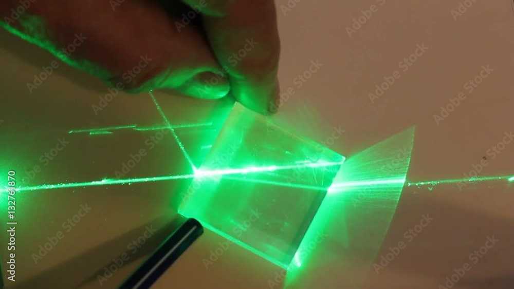 Physics. Geometrical Optics. Here seen the reflection and refraction of ...