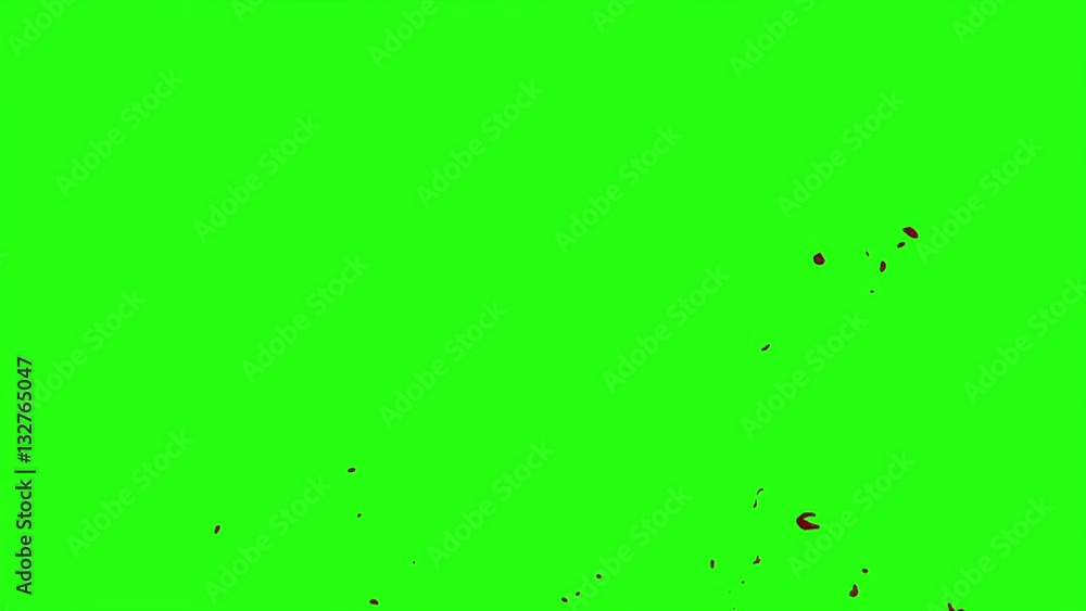 Hd Blood Burst Motion Blur (Green Screen) 94 Stock 비디오 | Adobe Stock