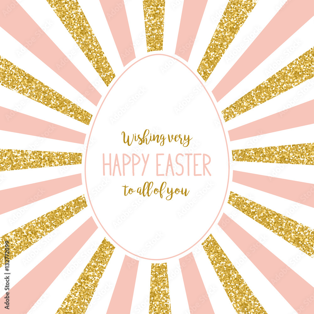 Happy easter design with sparkeling eggs and sparkeling glitter Stock ...