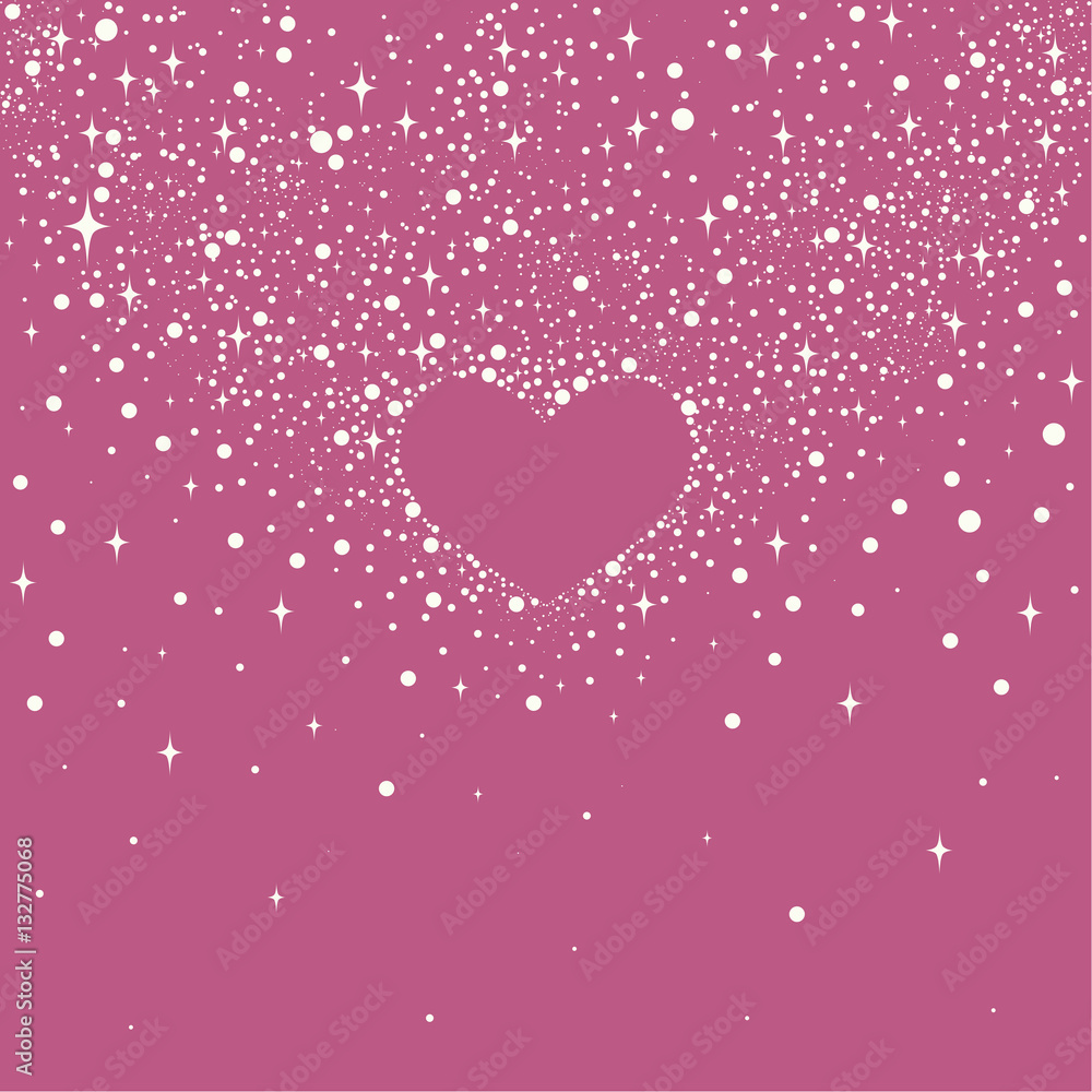 Pink Stars And Hearts