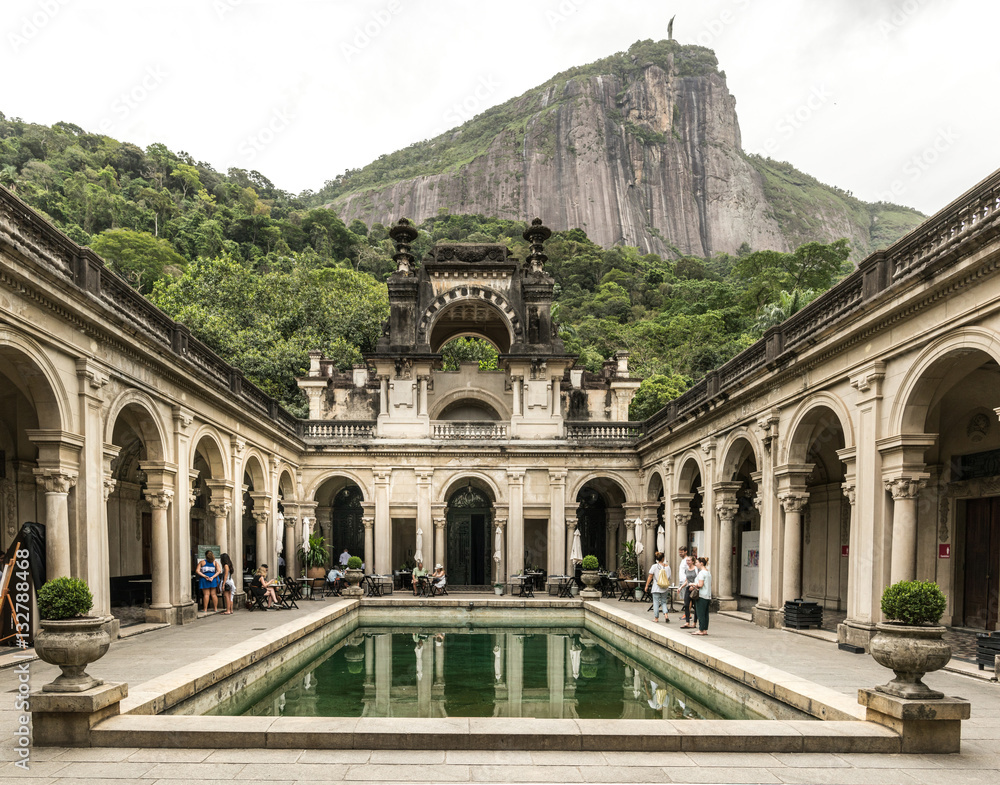Fotografia do Stock: RIO DE JANEIRO, BRAZIL: view of the "Parque Lage ...