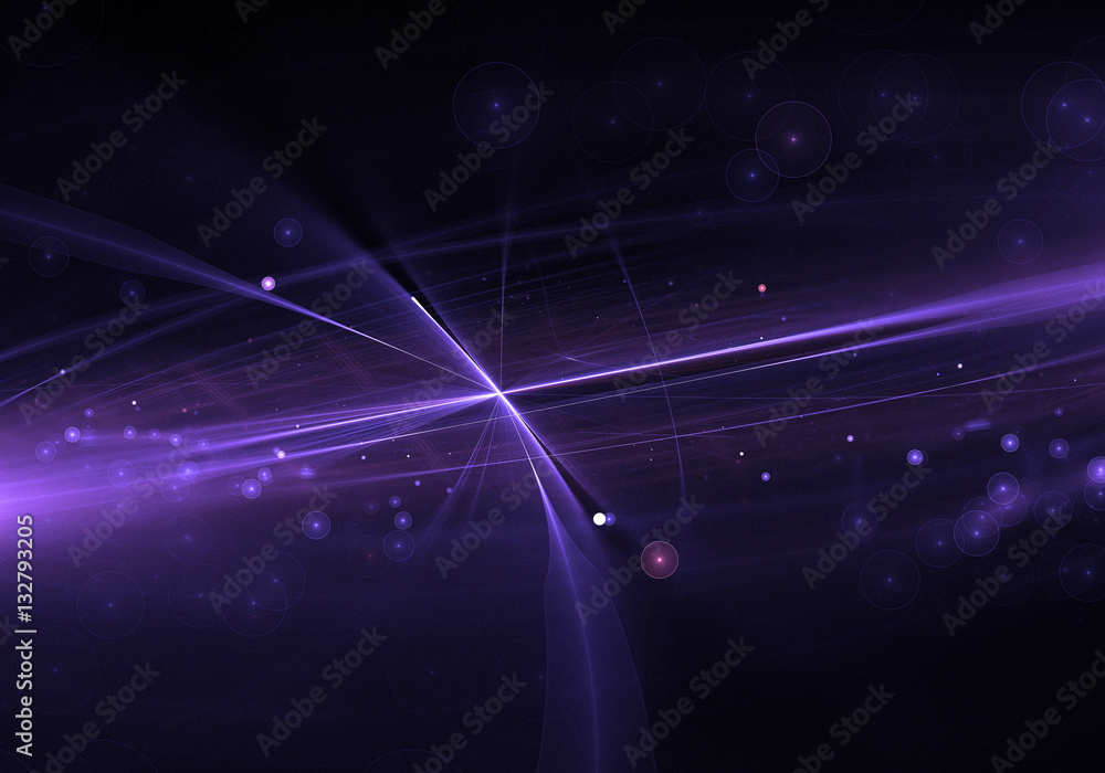 purple lens flare effect with glowing particles Stock Photo | Adobe Stock
