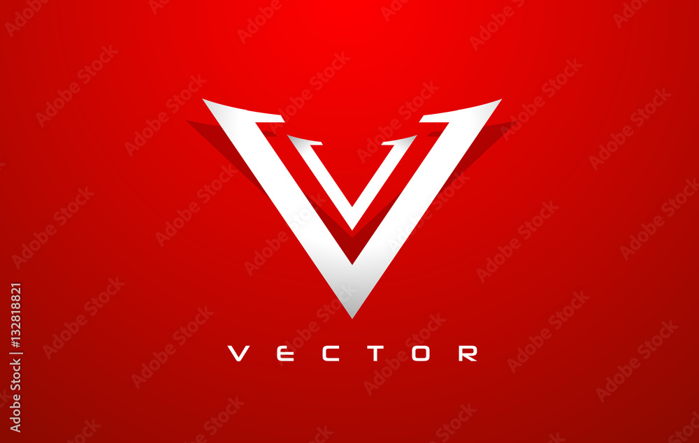 Letter V Monogram Logo Design. Stock Vector | Adobe Stock