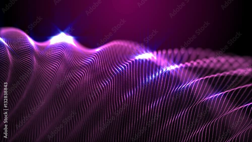 4k Intro micro pink Particle seamless moution background Stock Video ...