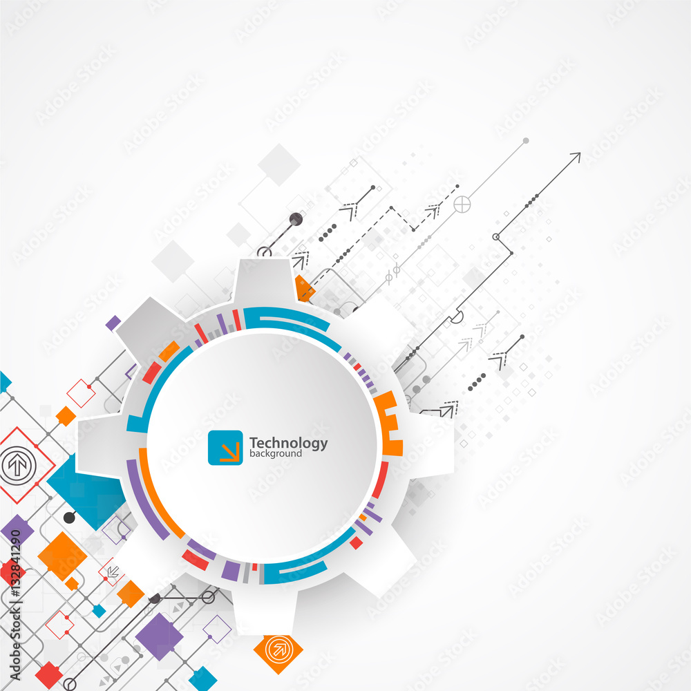 Abstract background, technology theme for your business. Stock Vector ...
