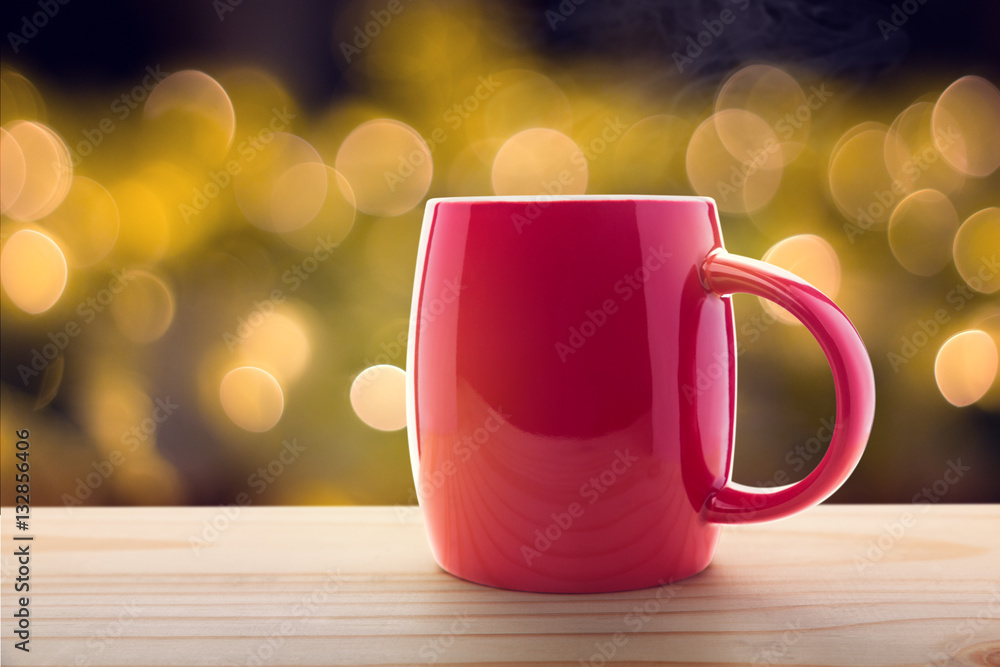 Red coffee cup, Good night or Have a happy day message concept Stock ...