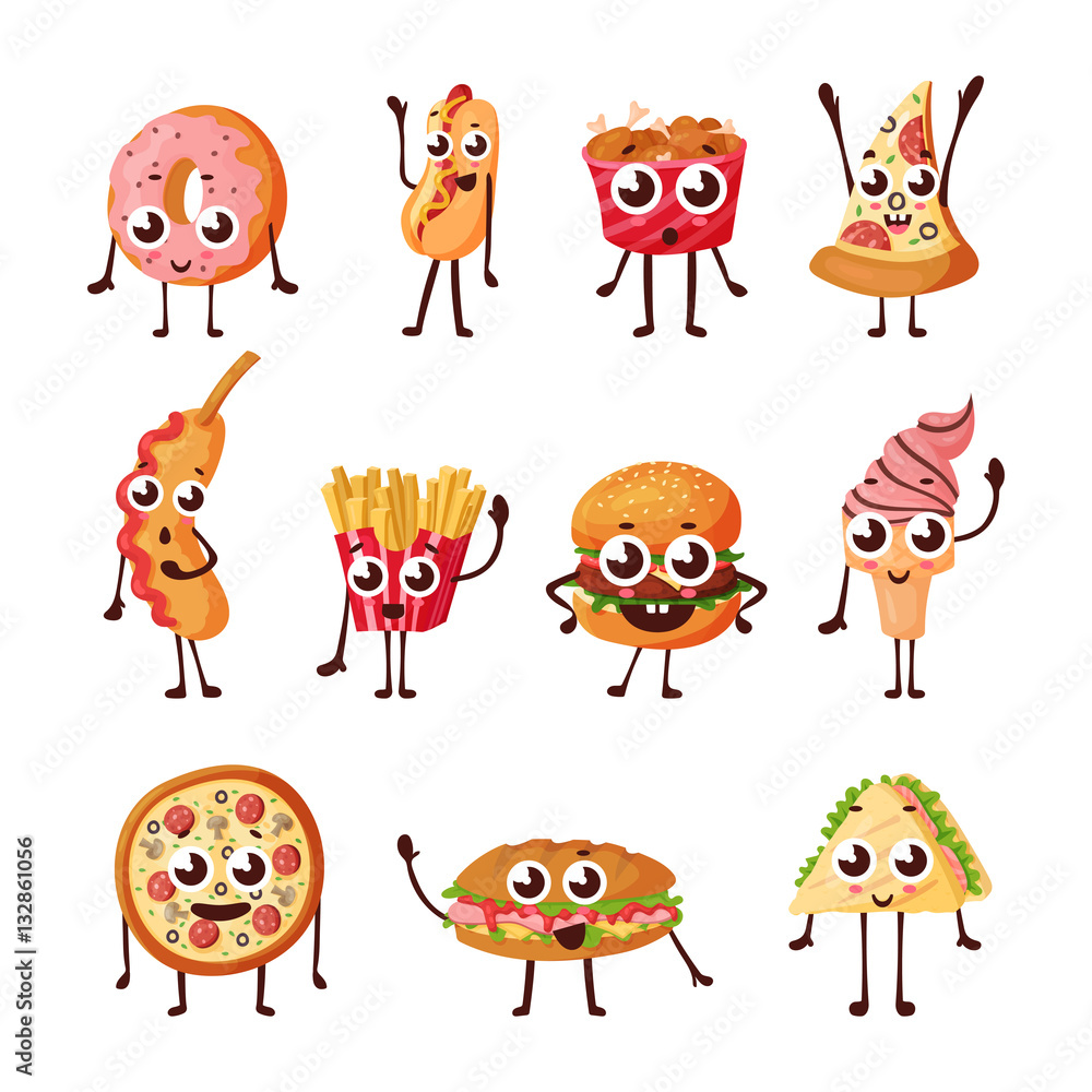 Fast Food Characters