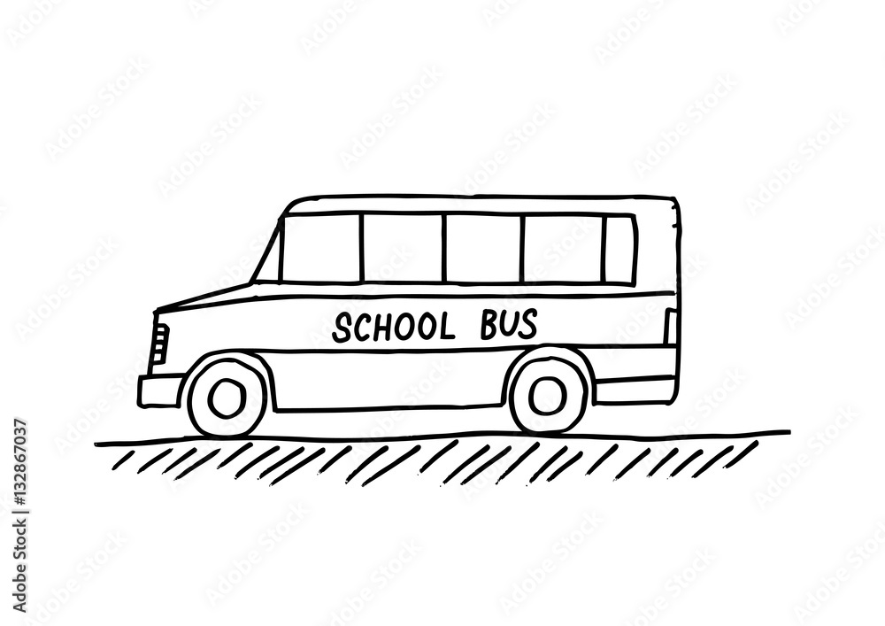 School Bus Drawing