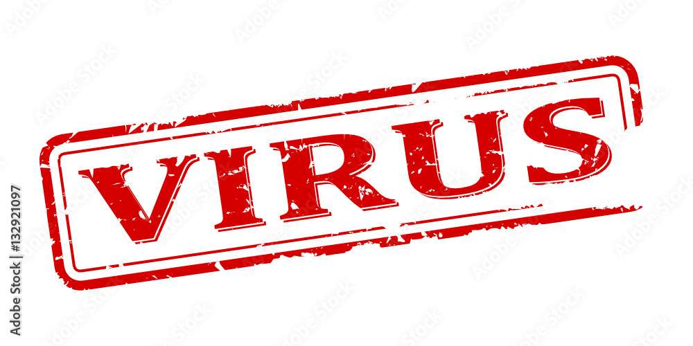 Scratched red oval stamp with the words - virus - vector svg Stock ...