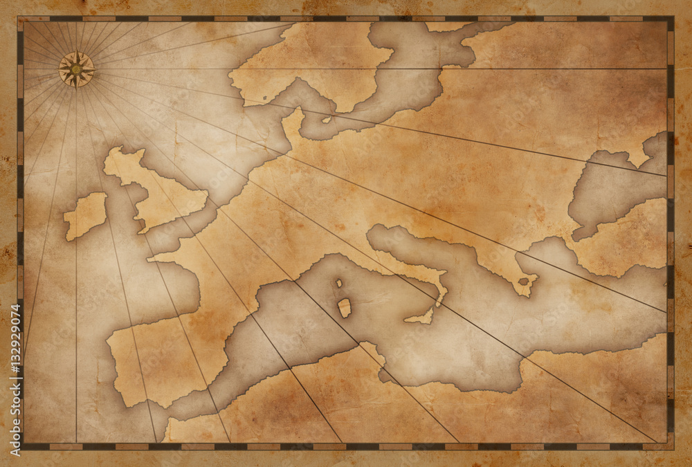 Europe Old Map Wallpaper
