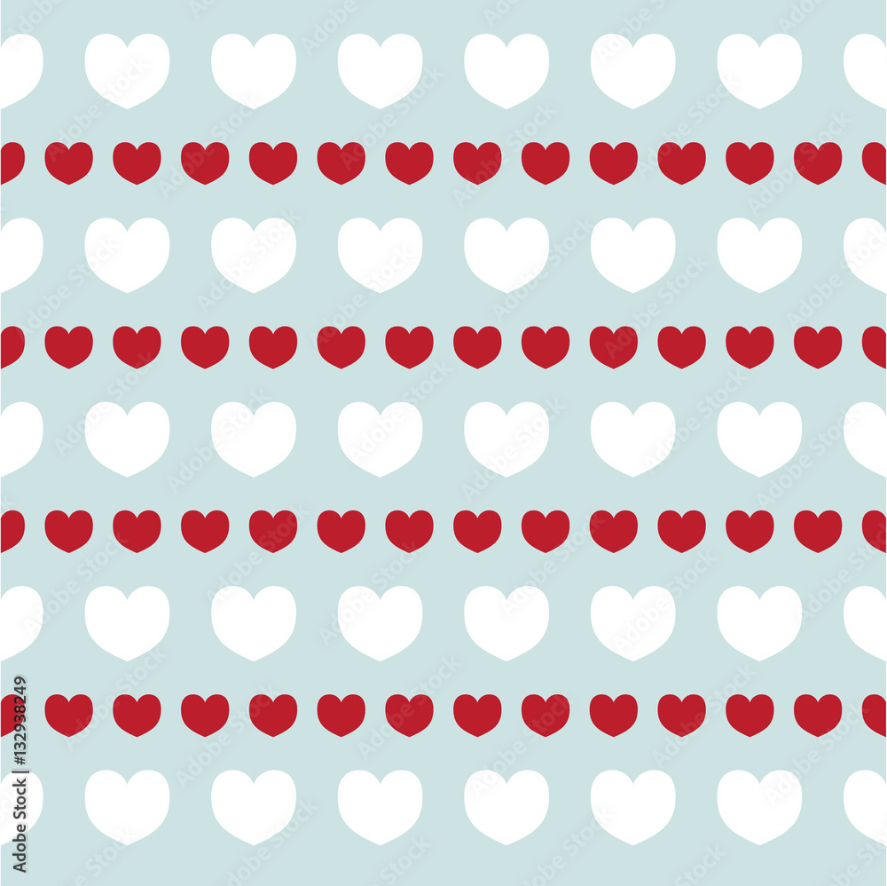 romantic texture with hearts Valentine day. Pattern for wallpaper ...