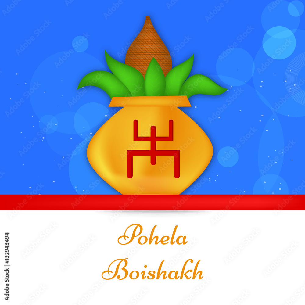 Bengali New Year background Stock Vector | Adobe Stock