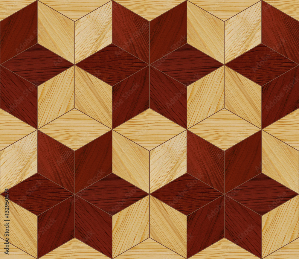 Seamless parquet texture. Can be used for 3D rendering. Stock Photo ...