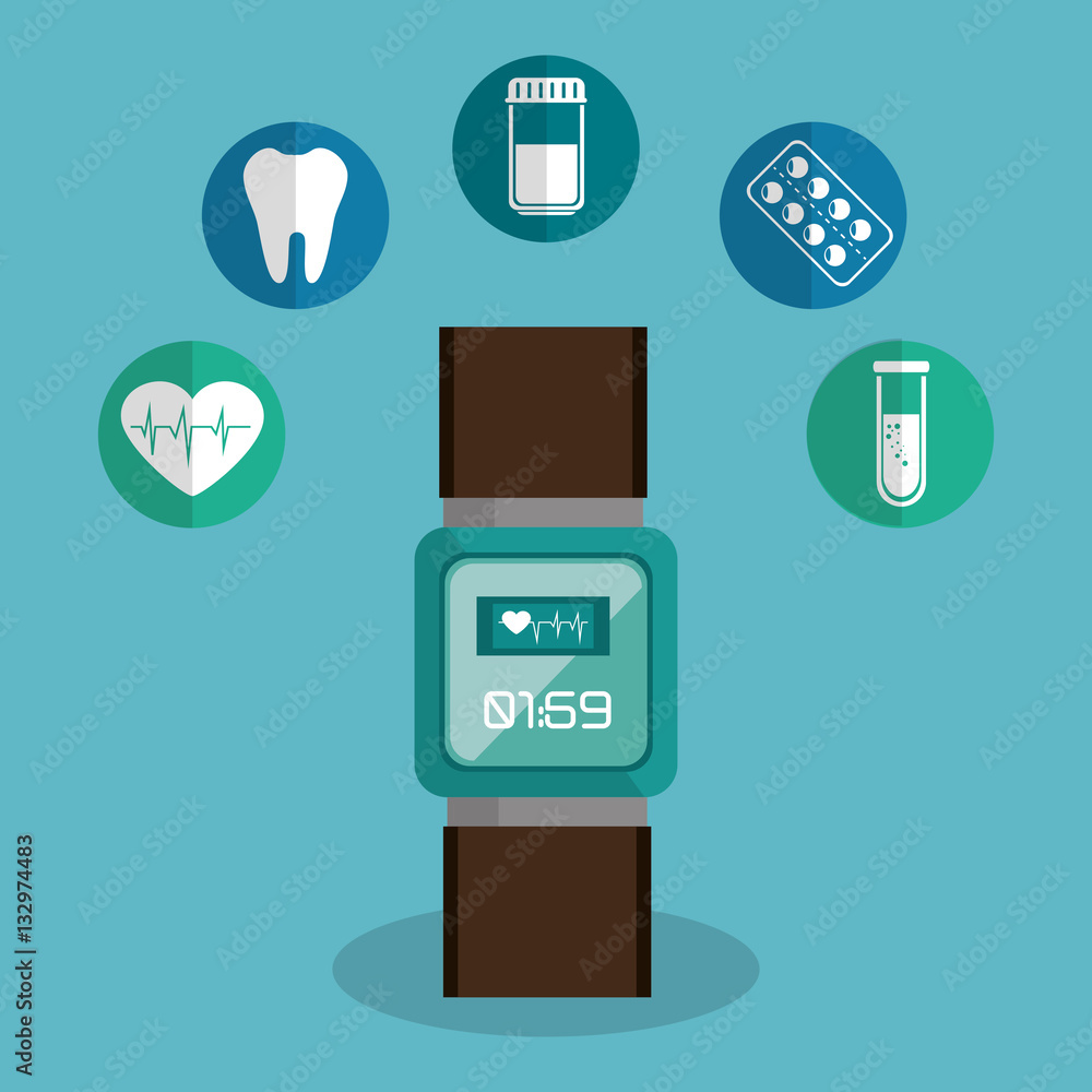 mobile health technology icon vector illustration design Stock Vector ...