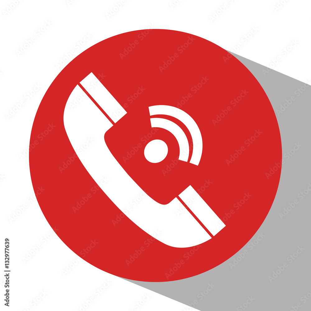 telephone service isolated icon vector illustration design Stock Vector ...