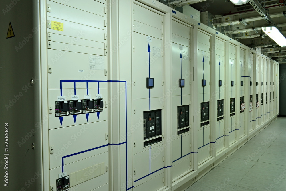 Data center with auxiliary communications and cooling system. A complex ...