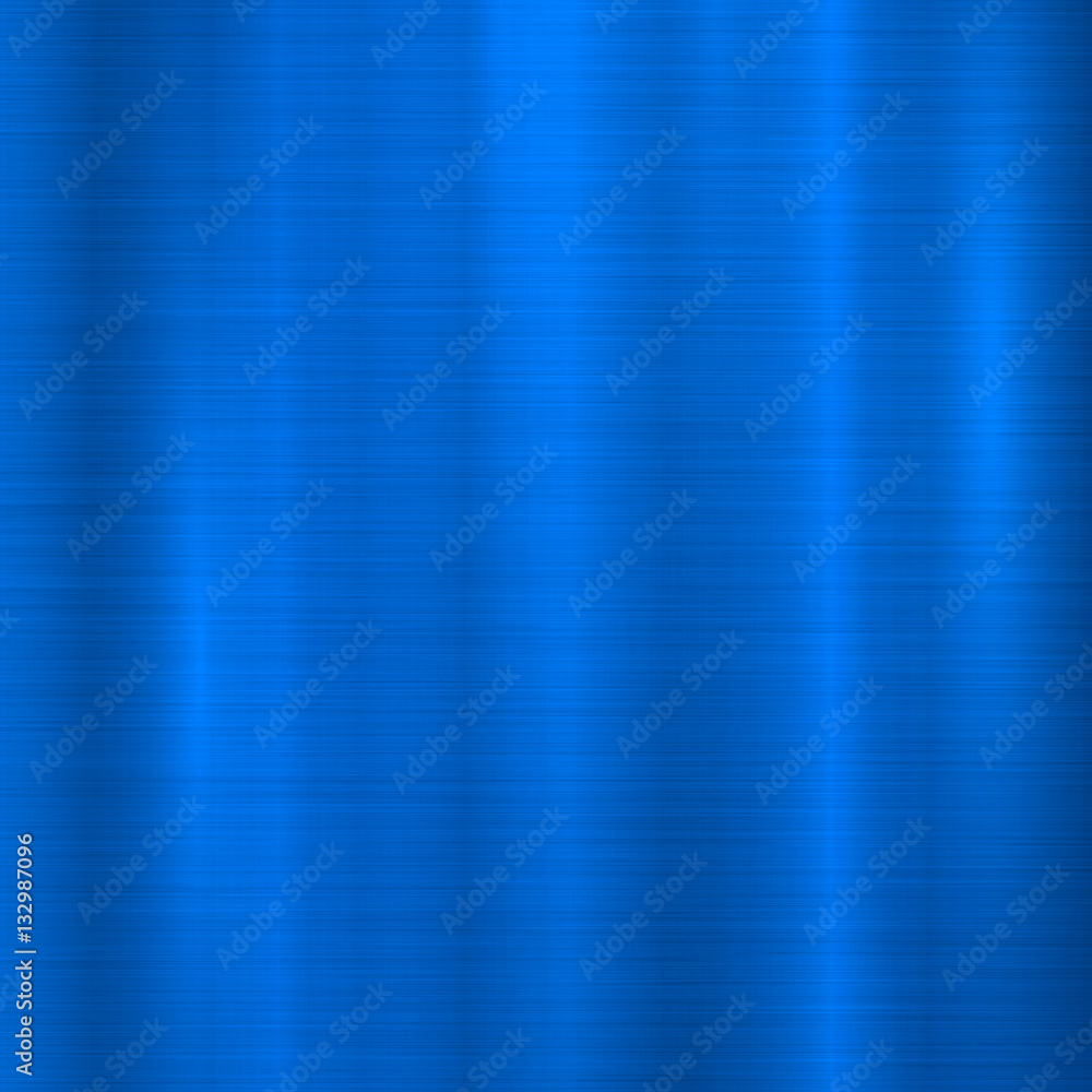 Blue metal technology background with abstract polished, brushed ...
