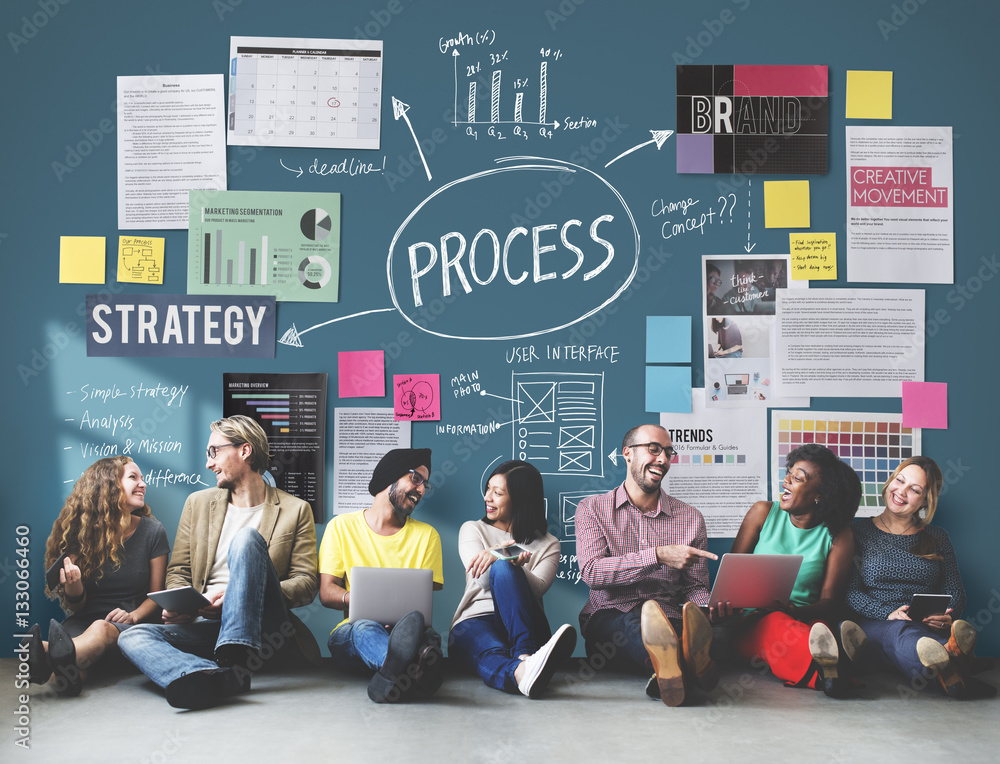 Process Action Activity Practice Procedure Task Concept Stock-Foto ...