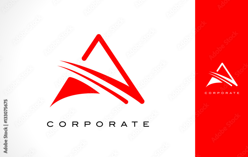 Letter A Monogram Logo Design. Stock Vector | Adobe Stock