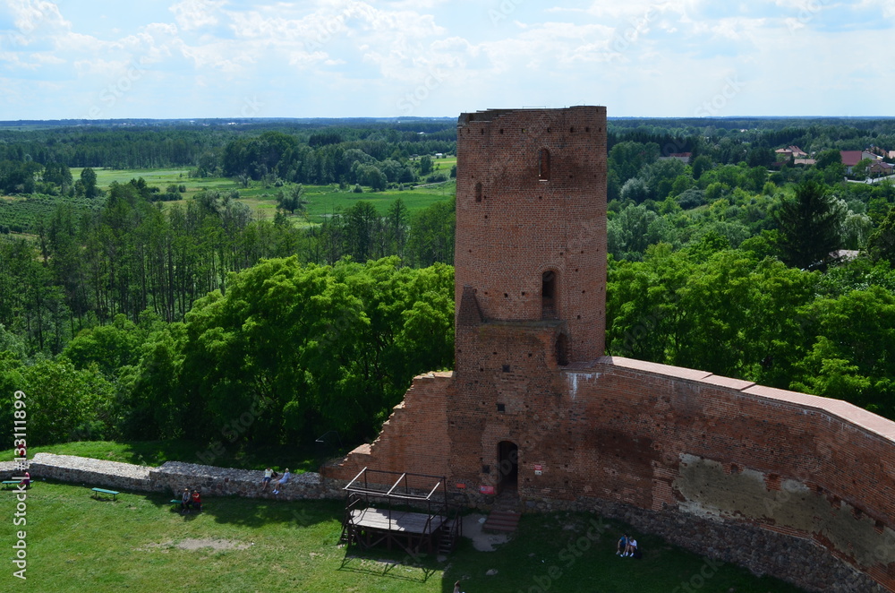 Foto Stock Zamek w Czersku/The castle in Czersk, Mazovia, Poland ...