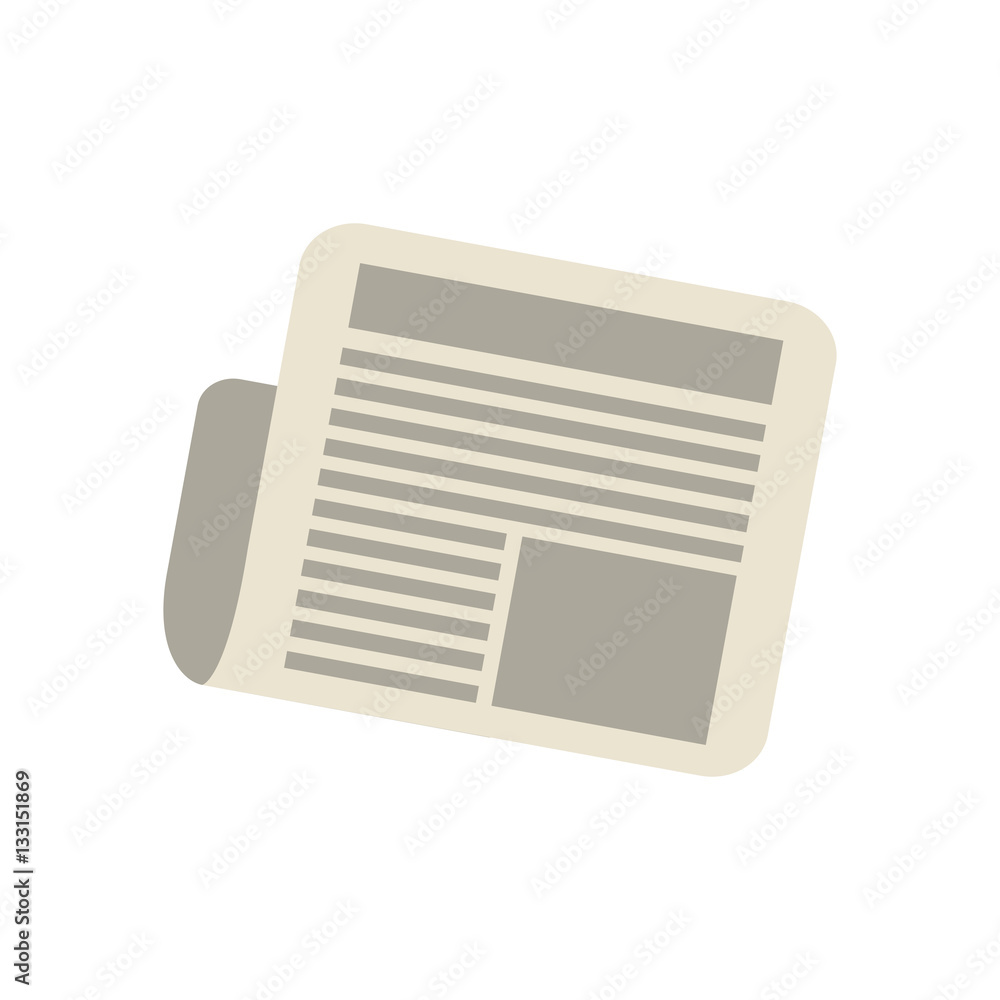 newspaper letter news daily vector illustration eps 10 Stock ...