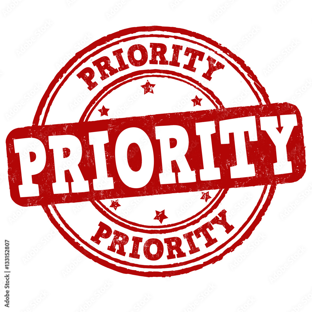 Priority sign or stamp Stock Vector | Adobe Stock